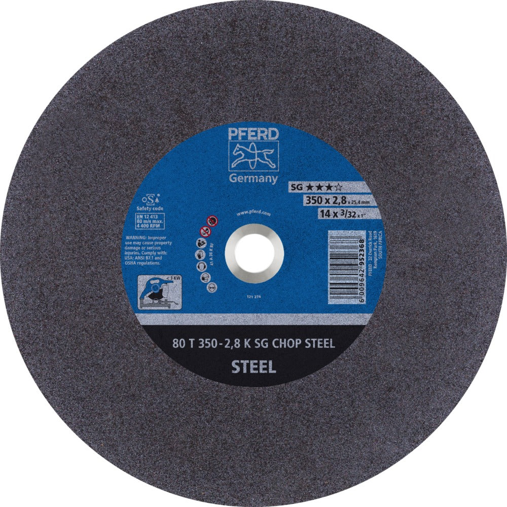 PFERD Cutting Disc 350m x 2.8mm K SG CHOP STEEL – PFERD South Africa
