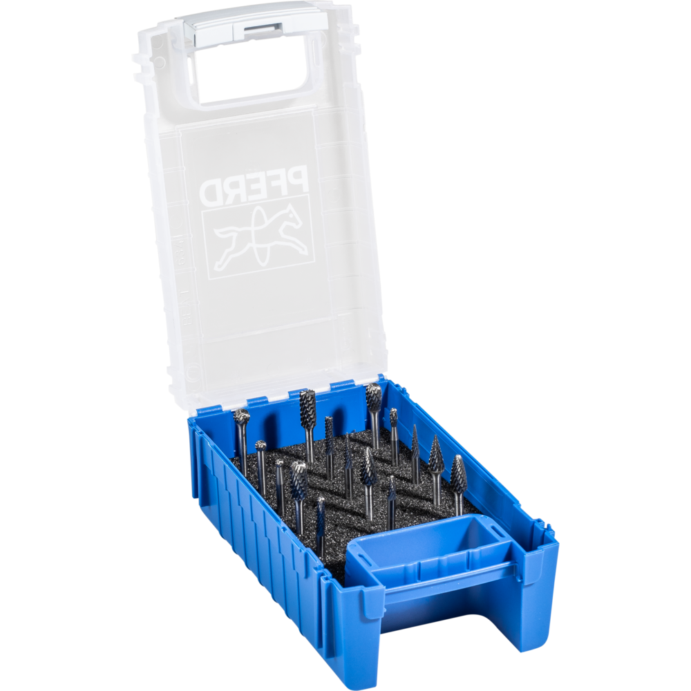 PFERD Tungsten Carbide Burr Set 15pc x 03mm diameter Cut 3 PLUS – PFERD ...