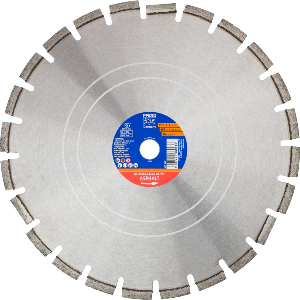 PFERD 400mm Diamond Cut-Off Wheel for TAR – PFERD South Africa