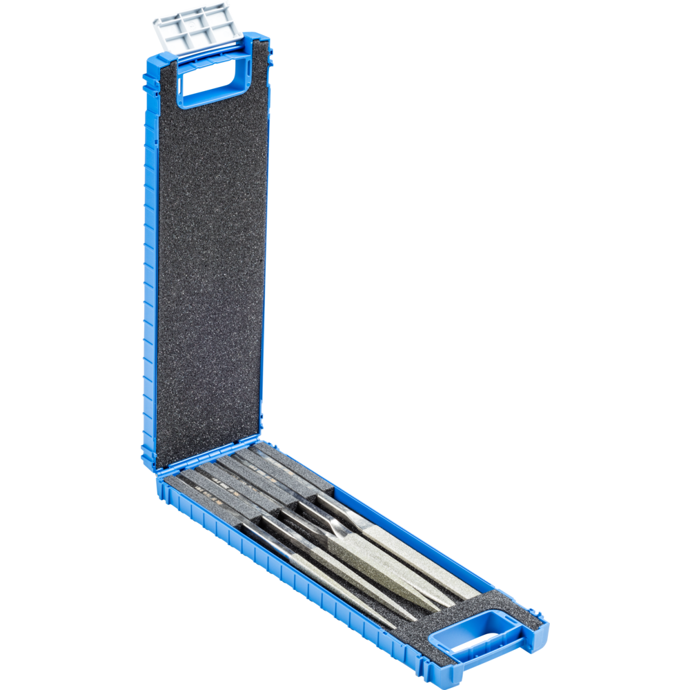 PFERD Diamond Handy file set (Medium Grit) - Contains 5 diamond files ...