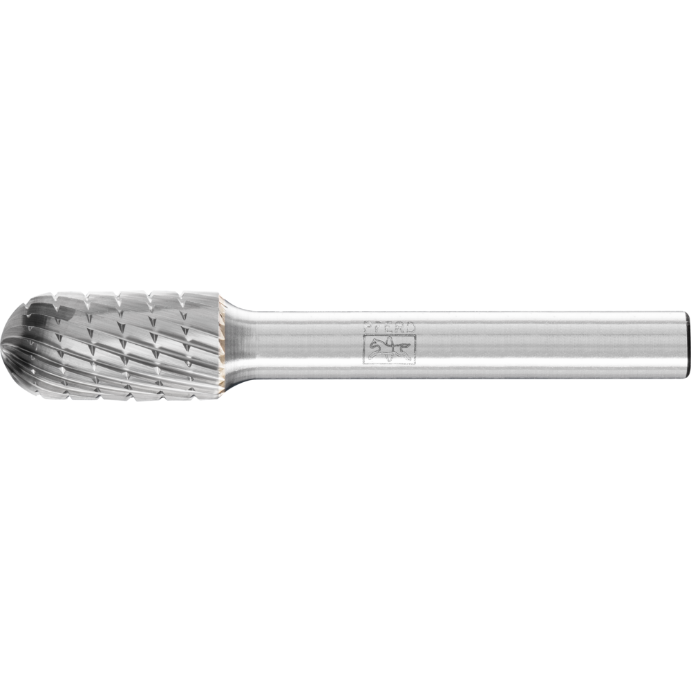 PFERD Tungsten Carbide Burr - Cylindrical Shape with radius end 10mm x ...